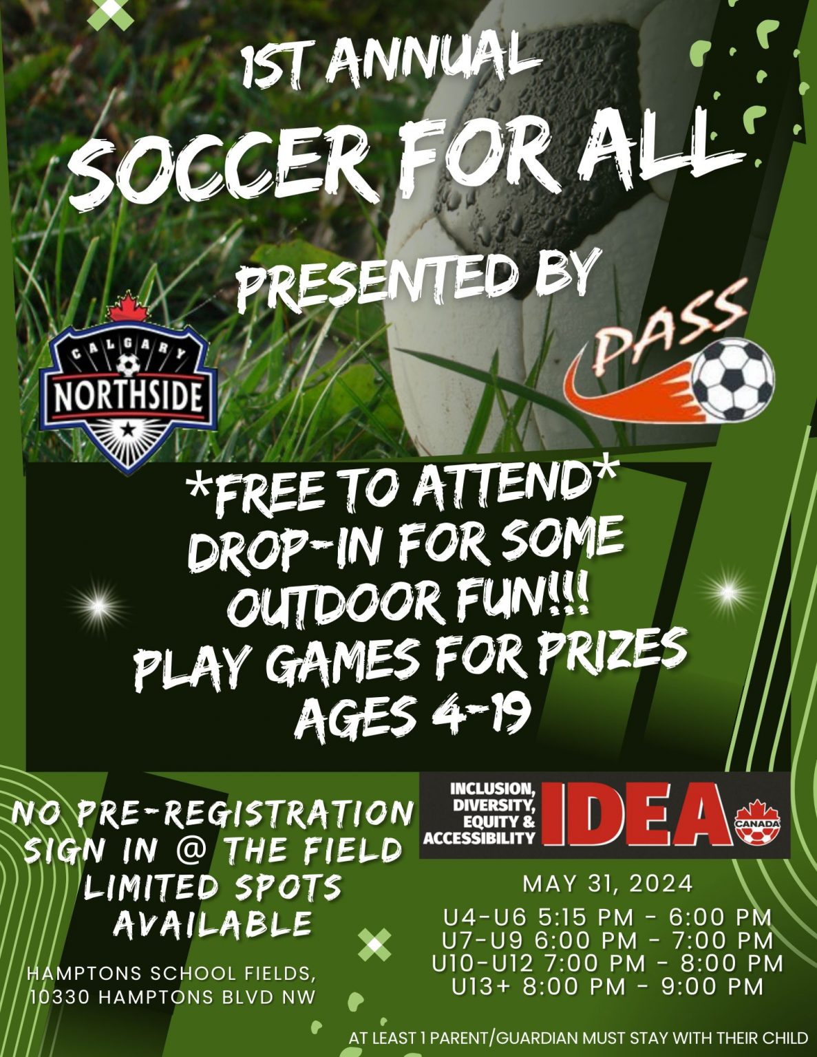 Calgary Northside Soccer – CNS – Soccer For All